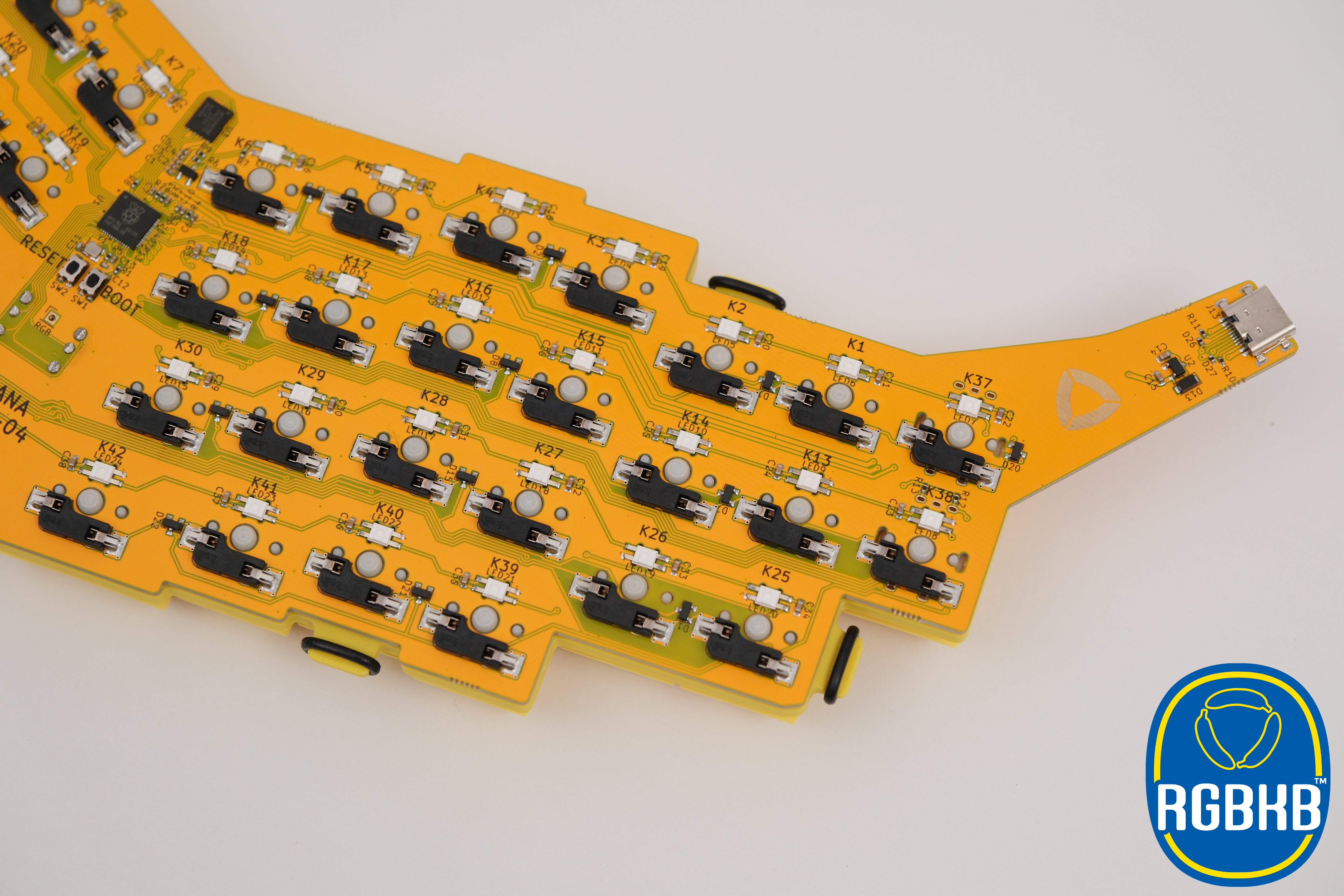 Banana Keyboard PCB